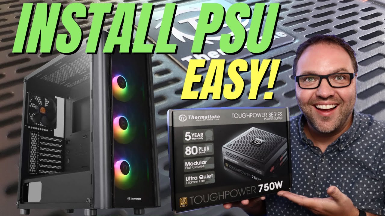 How to install a Power Supply in a PC & Connect PSU Cables - Northern ...