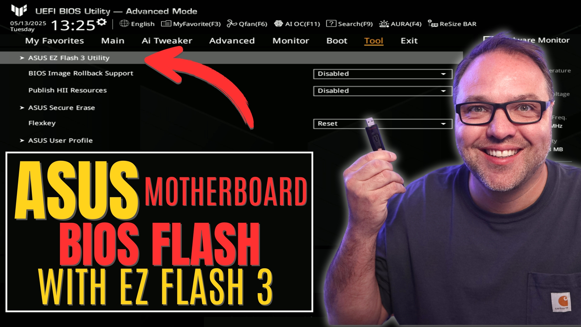 How to Update ASUS Motherboard BIOS with EZ Flash 3.0 (Step-by-Step ...
